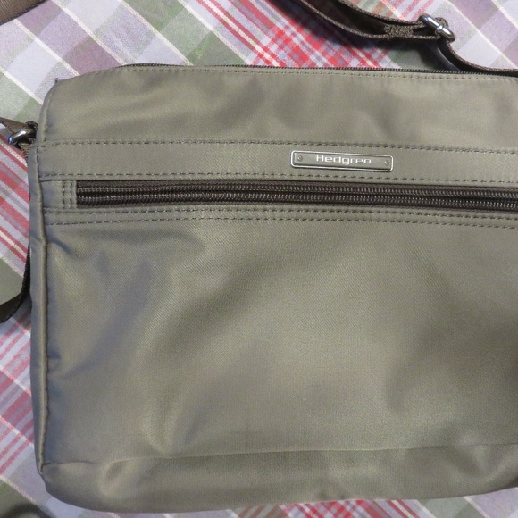 Hedgren | Bags | Hedgren Light Brown Crossbody Rdid Purse Nwot | Poshmark